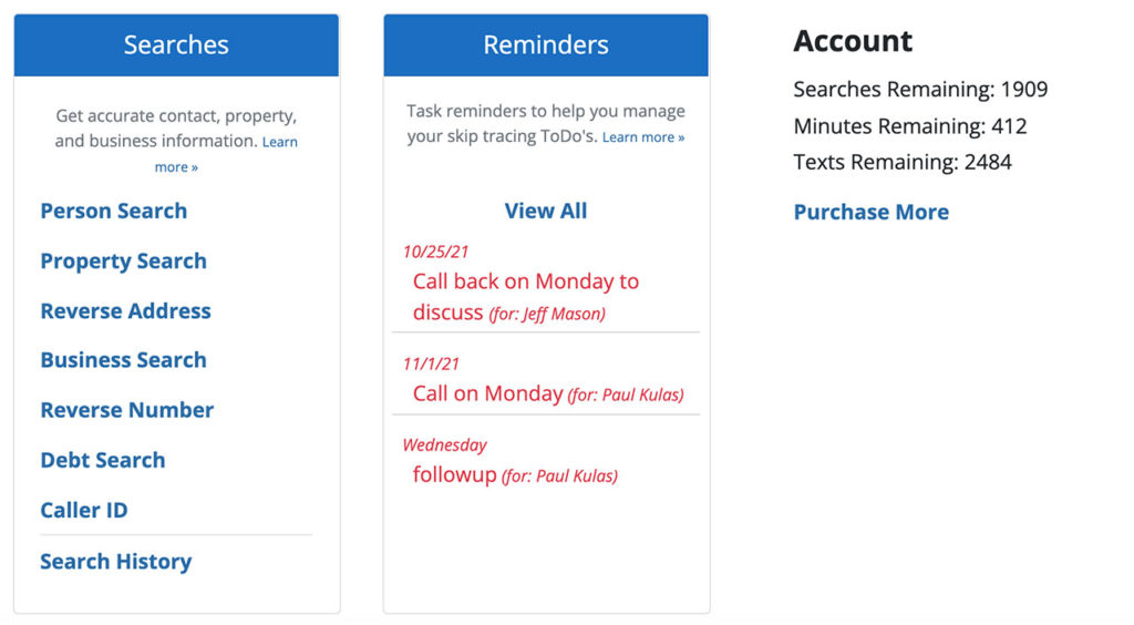 Dashboard Overview - BellesLink