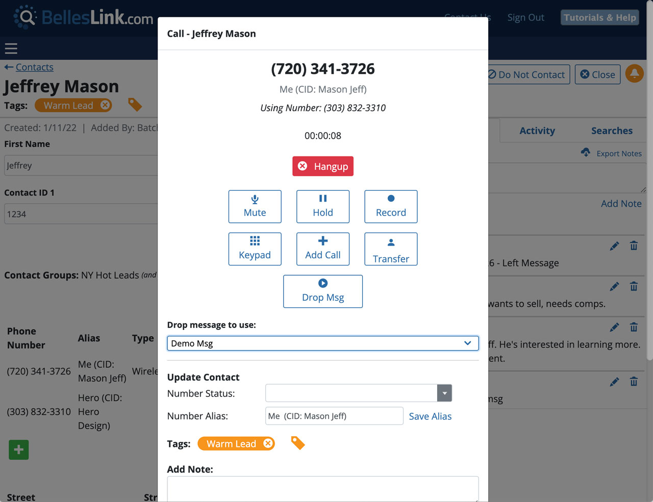 Voicemail Drop Messages For All Phone Calls - BellesLink